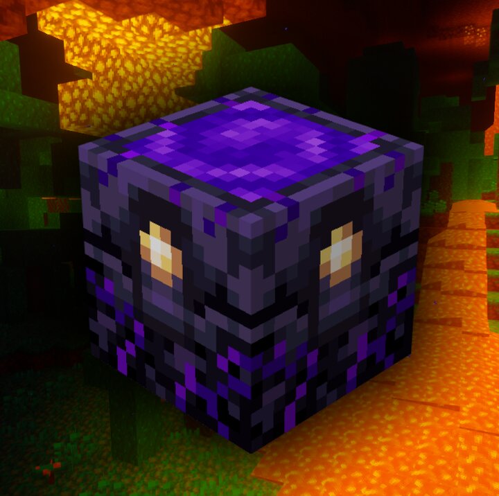 Animated Crying Obsidian Minecraft Texture Pack