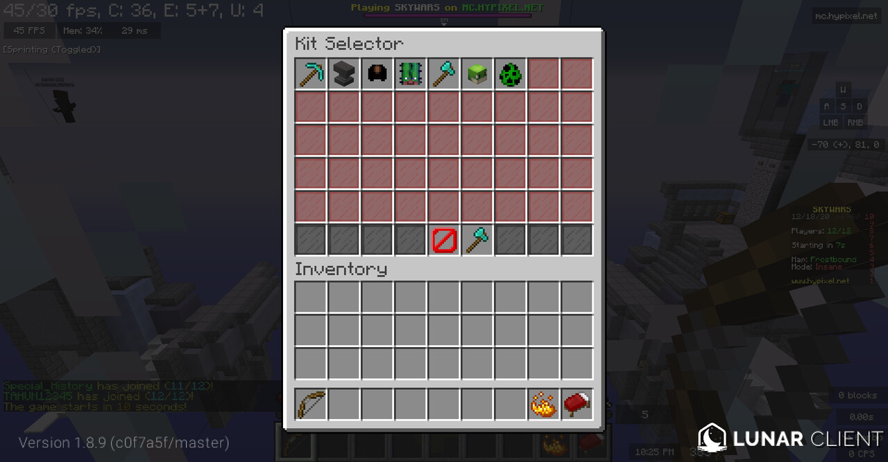 Hypixel Icons Pack + Visual Prot-Armor Minecraft Texture Pack