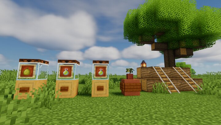 Oak to Olive Replacement Pack Minecraft Texture Pack
