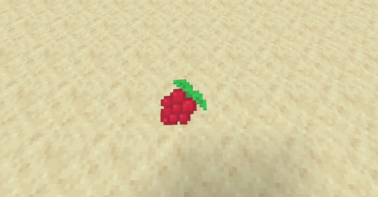 Sweet Berries to Raspberries Minecraft Texture Pack
