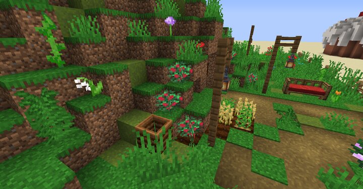 Sweet Berries to Raspberries Minecraft Texture Pack