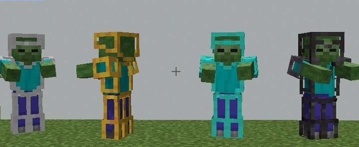 Outline Only Armour Minecraft Texture Pack