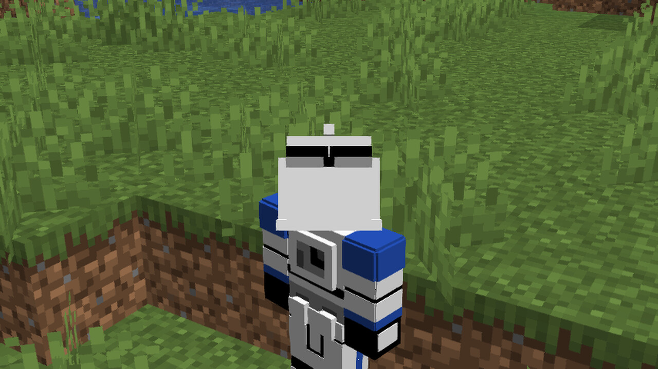 Clone Trooper Custom Player Model Minecraft Texture Pack