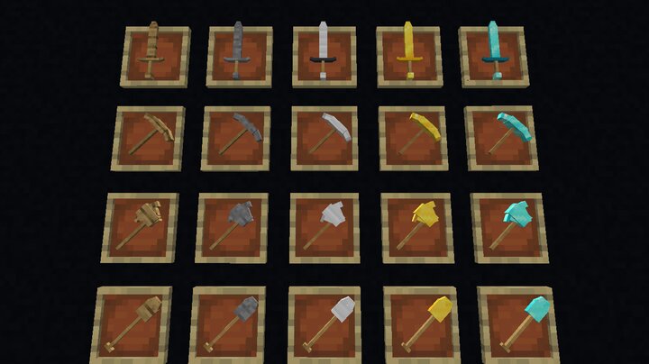 3d Tools and Weapons Minecraft Texture Pack