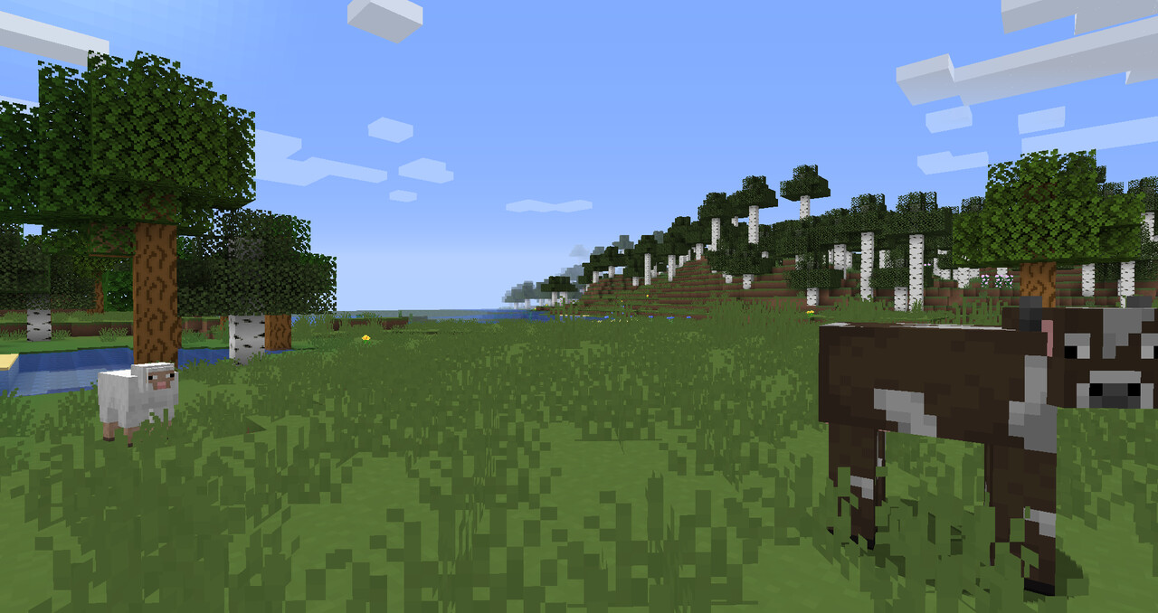 Clean and simple (very incomplete) Minecraft Texture Pack