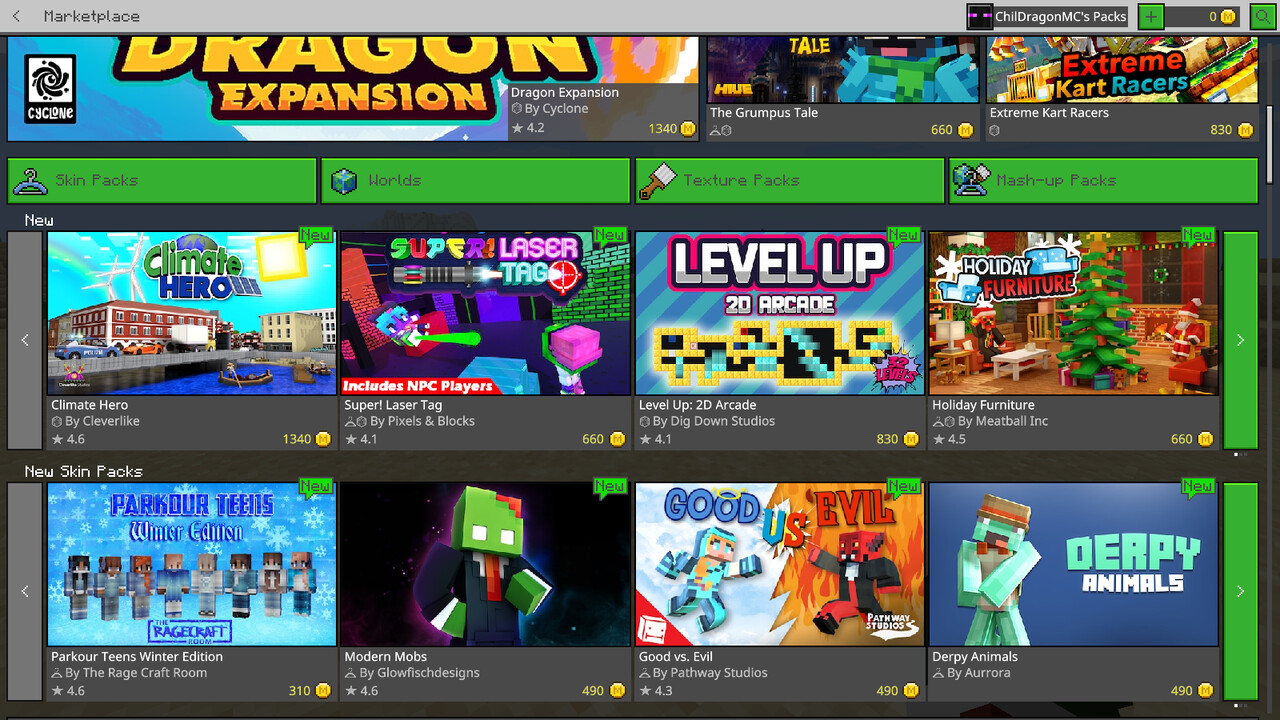 Minecraft.net Buttons Pack! (Bedrock) Minecraft Texture Pack