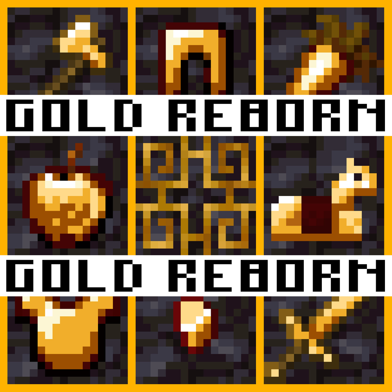 Gold reborn Minecraft Texture Pack