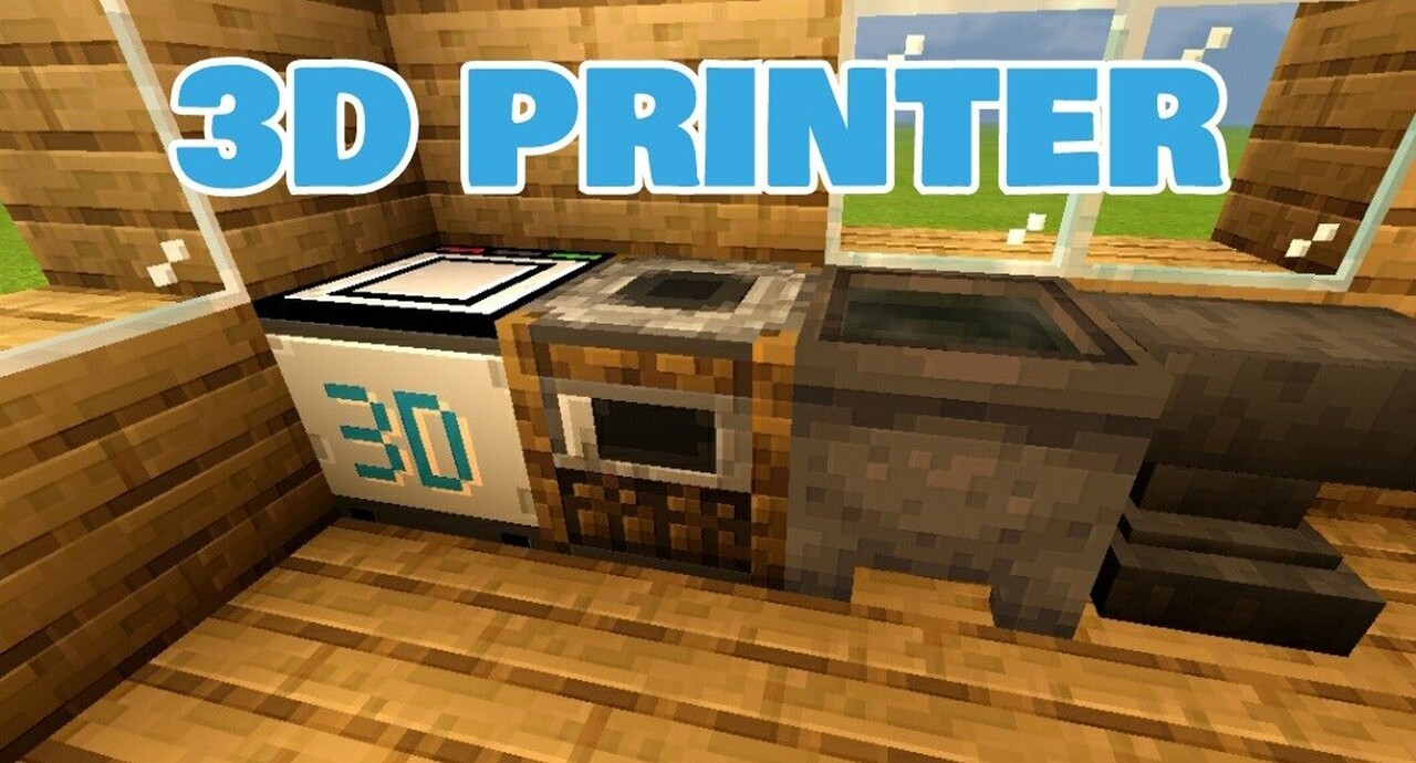 3D PRINTER Minecraft Texture Pack