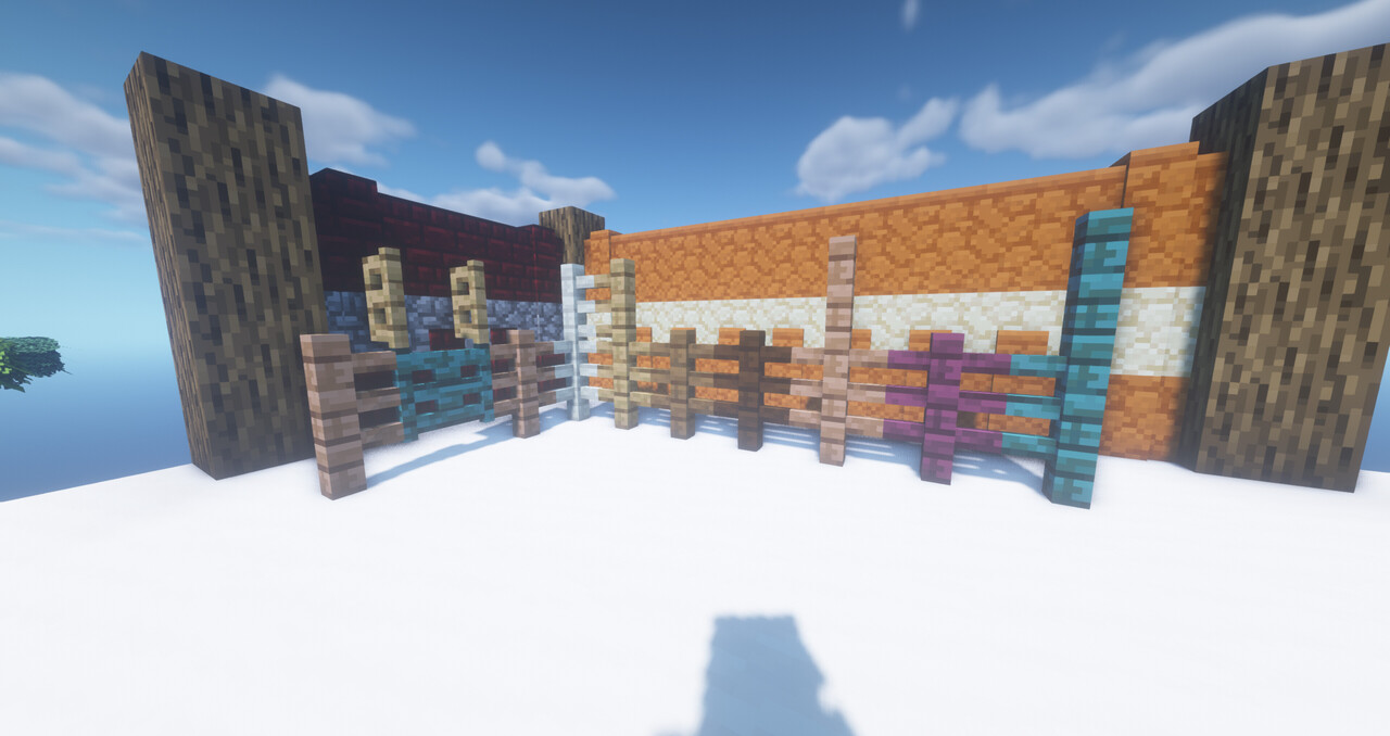 Cakeeh's adjusted Fences & Walls (now taller) Minecraft Texture Pack