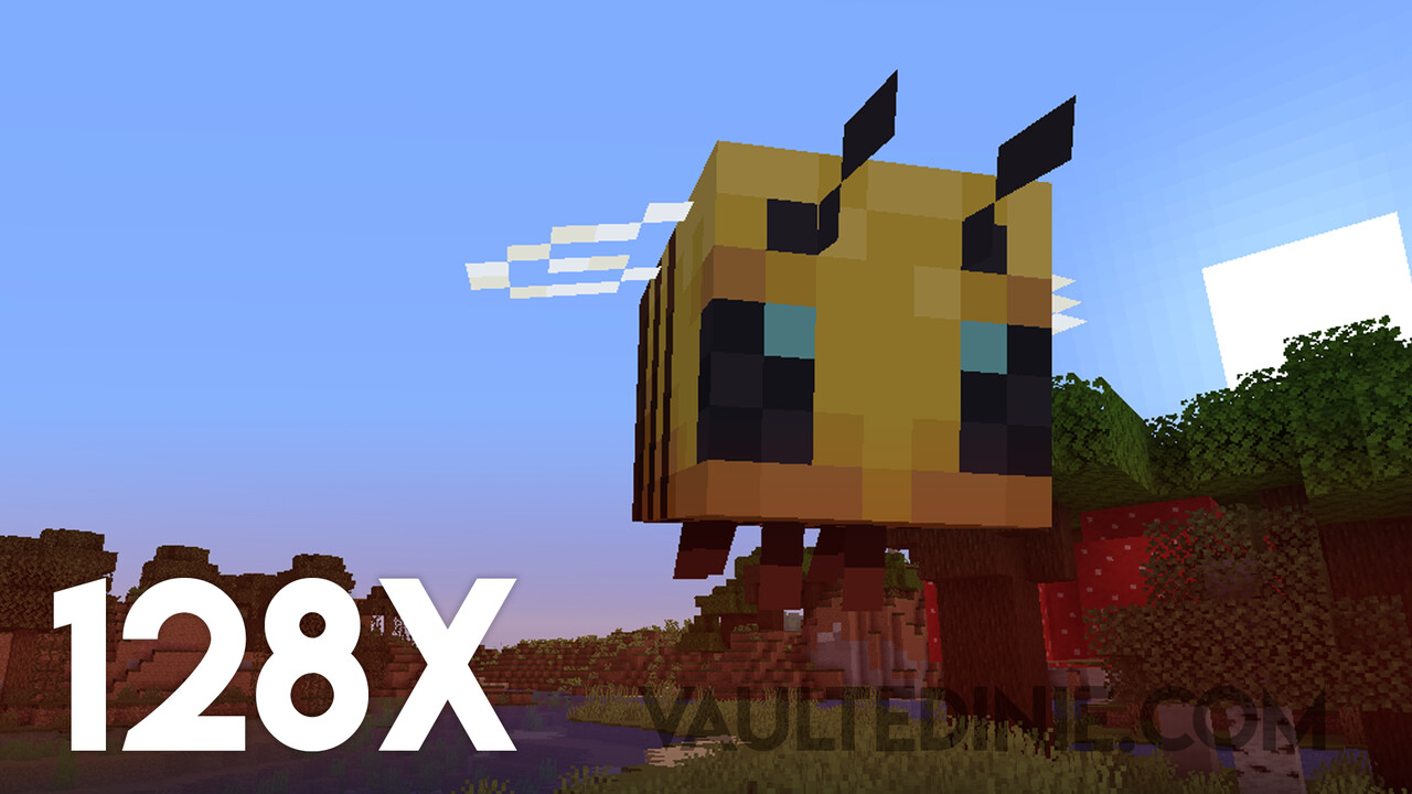 Bumble BEE 128x Minecraft Texture Pack