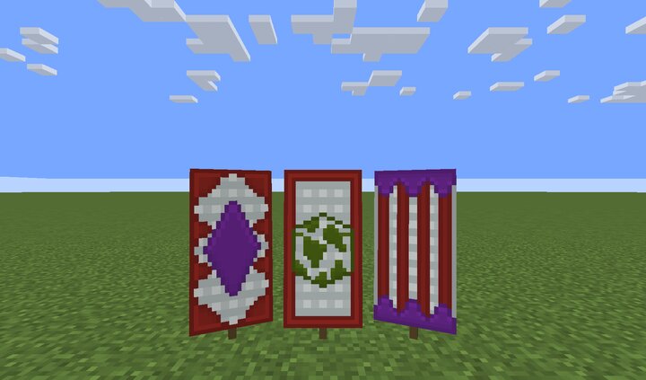 ShiNeaL's Simplistic Banners Minecraft Texture Pack