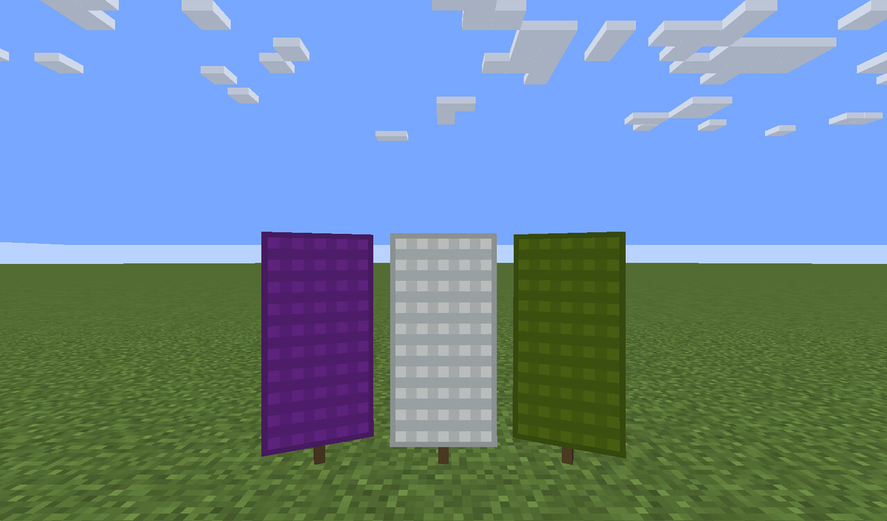 ShiNeaL's Simplistic Banners Minecraft Texture Pack