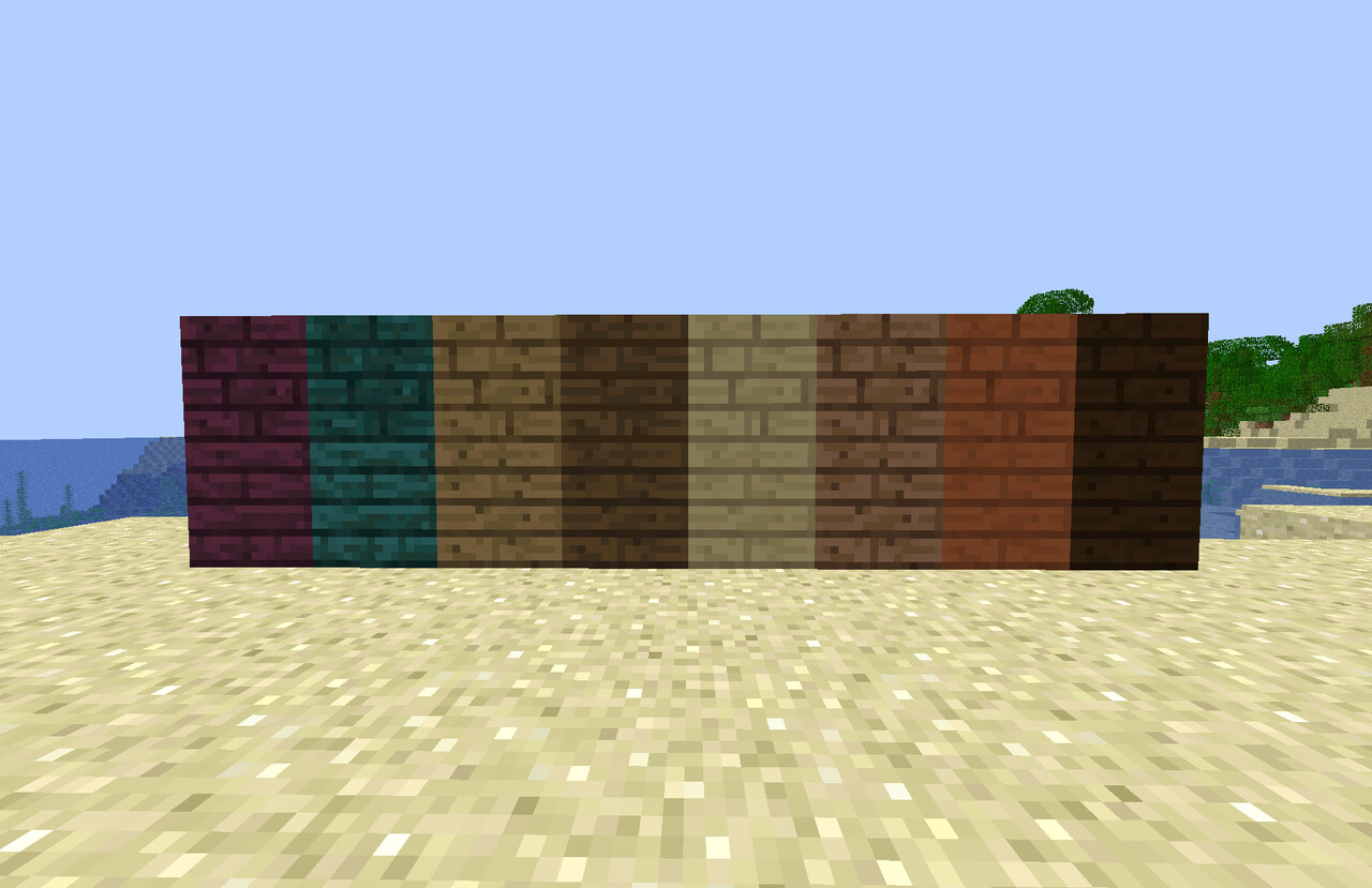 [Programmer Art] Slab Version of Planks [1.16+] Minecraft Texture Pack
