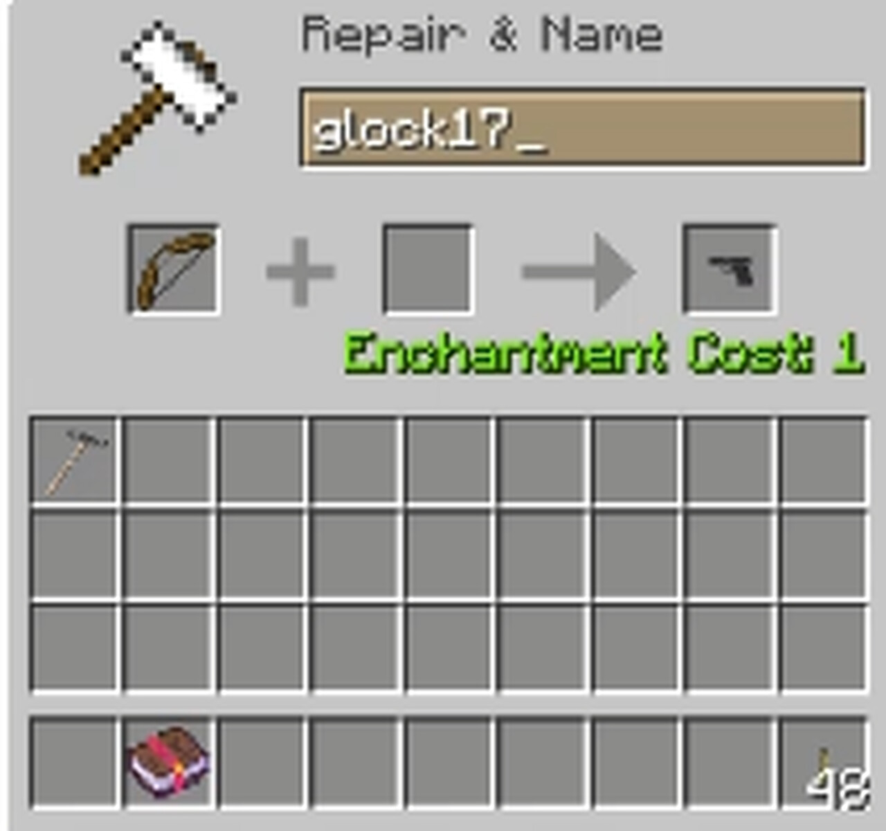 GWarfare - Bow to gun 3D Minecraft Texture Pack