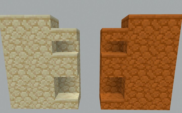 Vanilla Connected Sandstone Minecraft Texture Pack