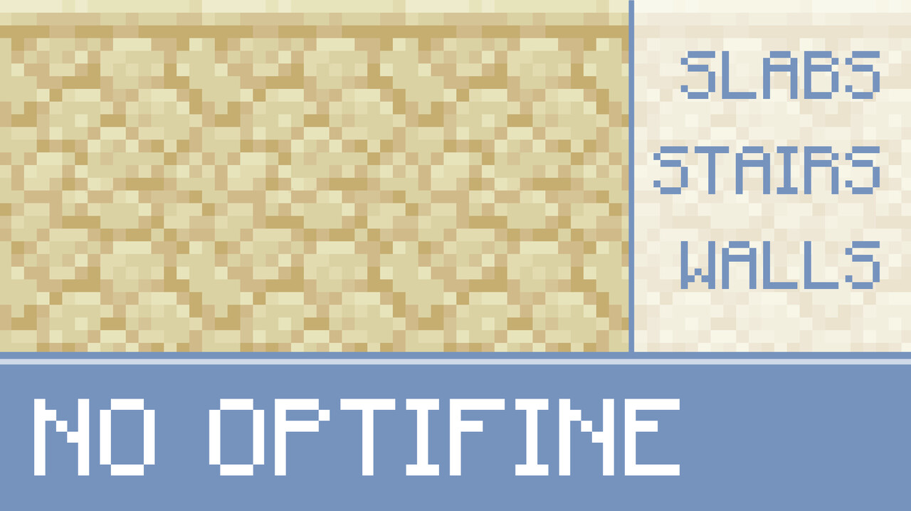 Vanilla Connected Sandstone Minecraft Texture Pack