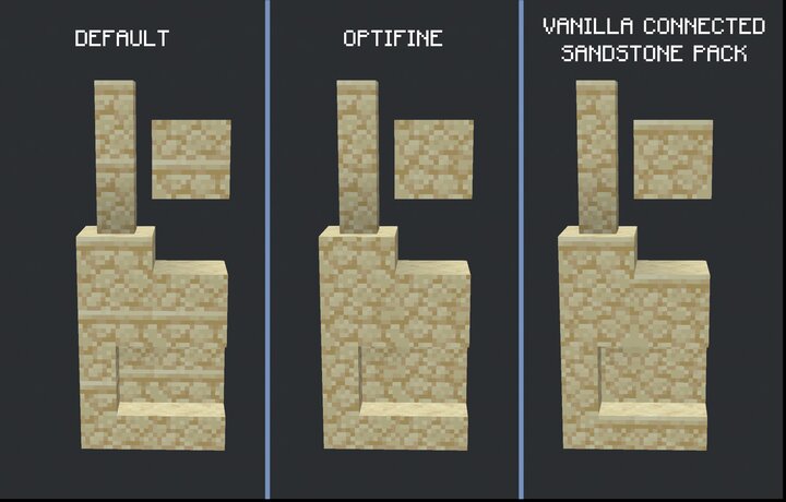 Vanilla Connected Sandstone Minecraft Texture Pack