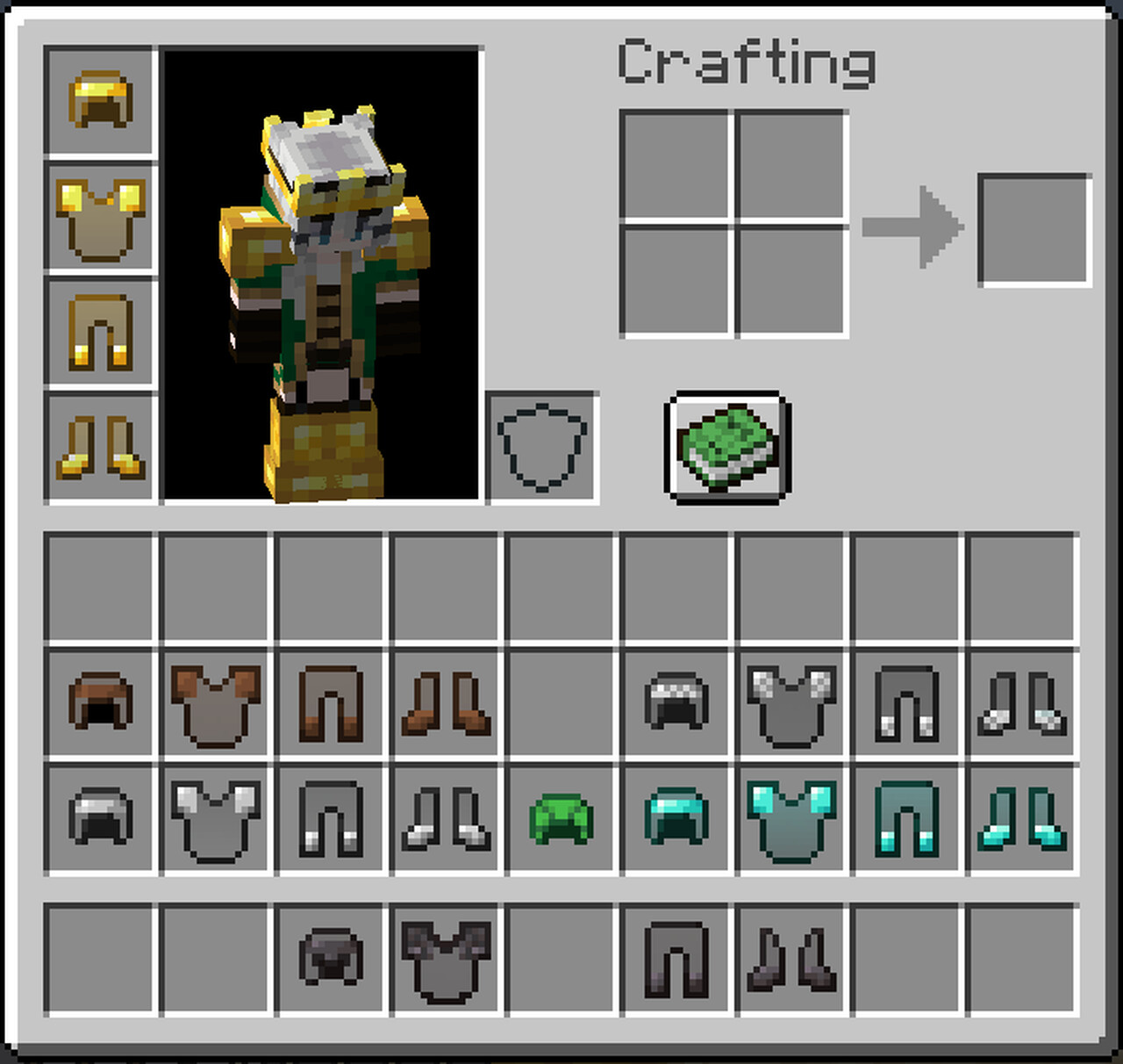 Items for Minimal Armor Minecraft Texture Pack