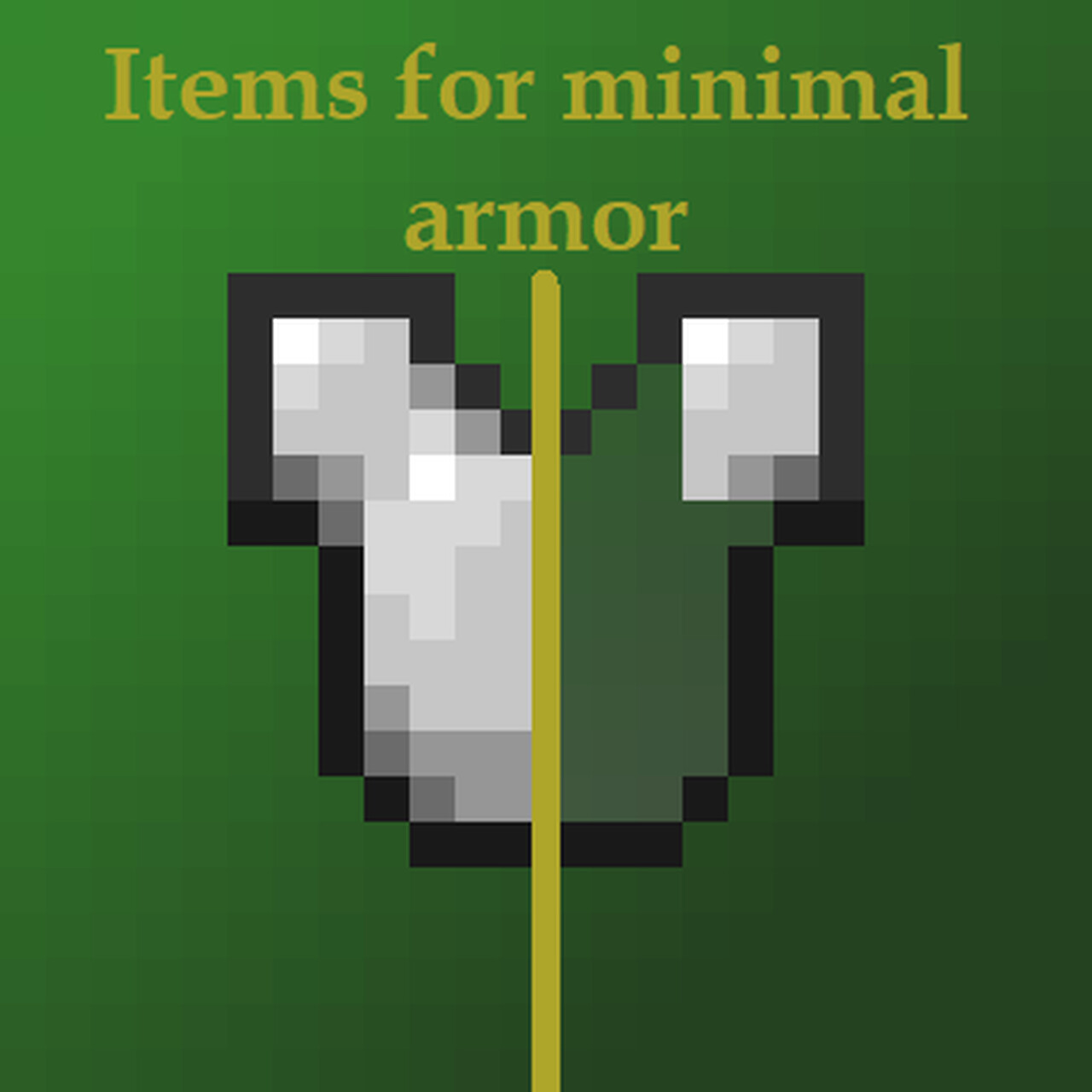 Items for Minimal Armor Minecraft Texture Pack