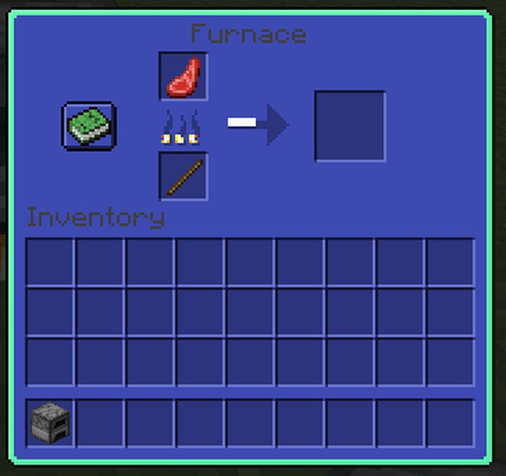 Blue and Mint Green GUI Minecraft Texture Pack