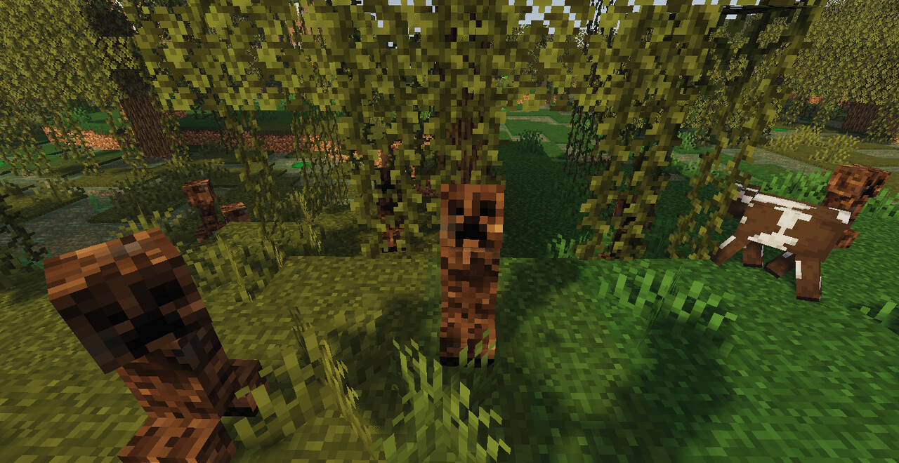 Creepers + 1.2.1 Minecraft Texture Pack