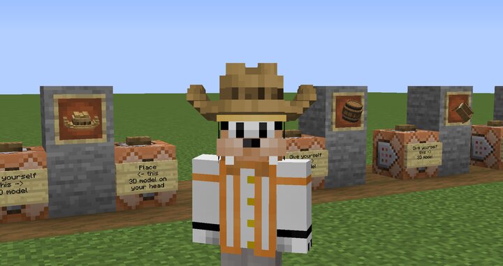Cowboy 3D Model Pack Minecraft Texture Pack