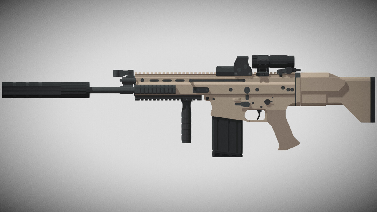 3D GUNS | MK 17 MOD 0! (1.12+) Minecraft Texture Pack