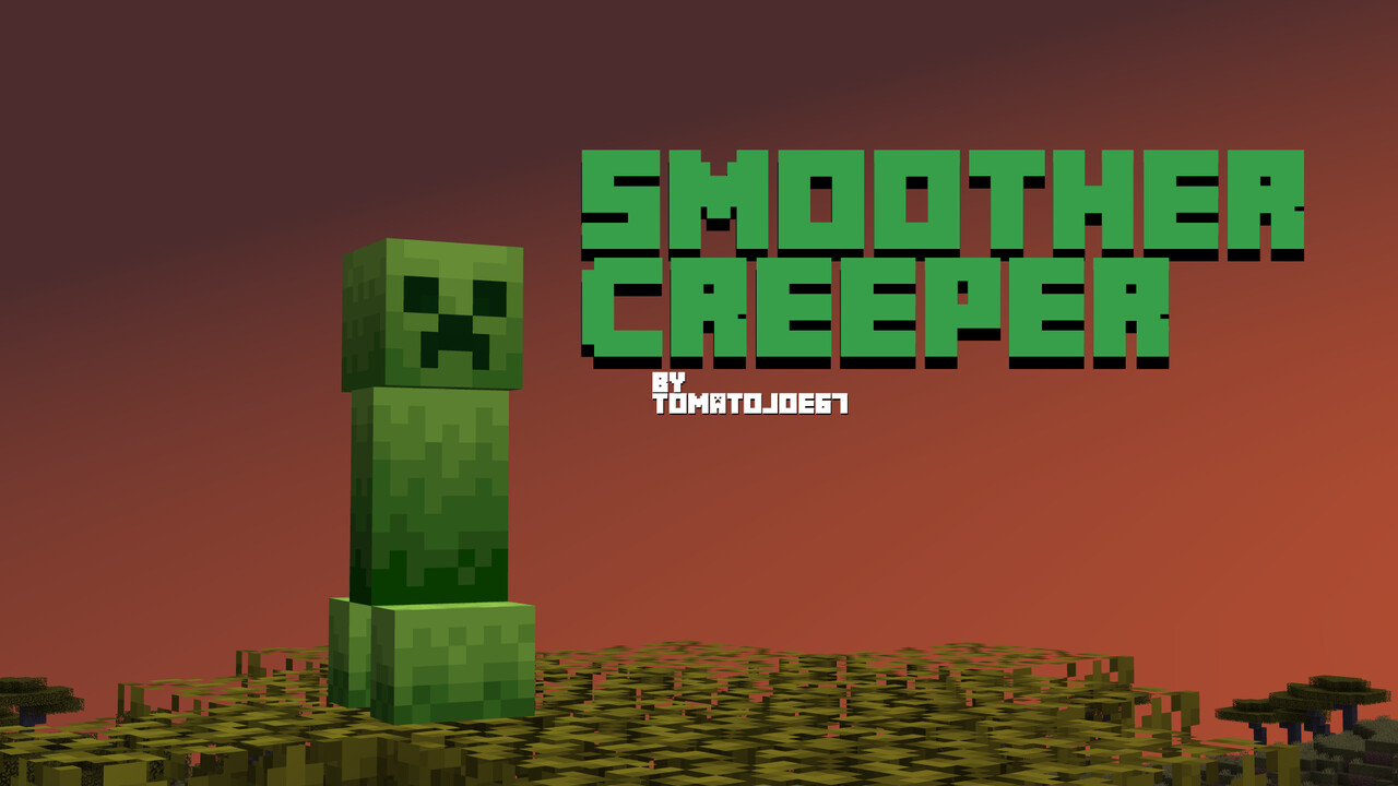 Smoother Creeper Minecraft Texture Pack