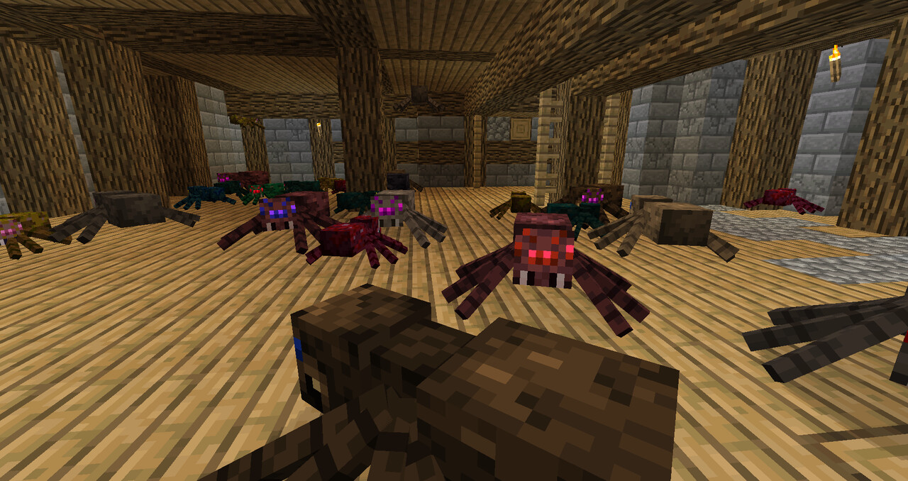Spider Diversity (Optifine) Minecraft Texture Pack