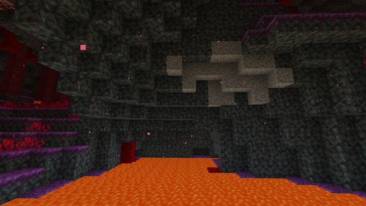 Crypt's Nether recolor & Netherite-Crying obsidian pickaxe Minecraft Texture Pack