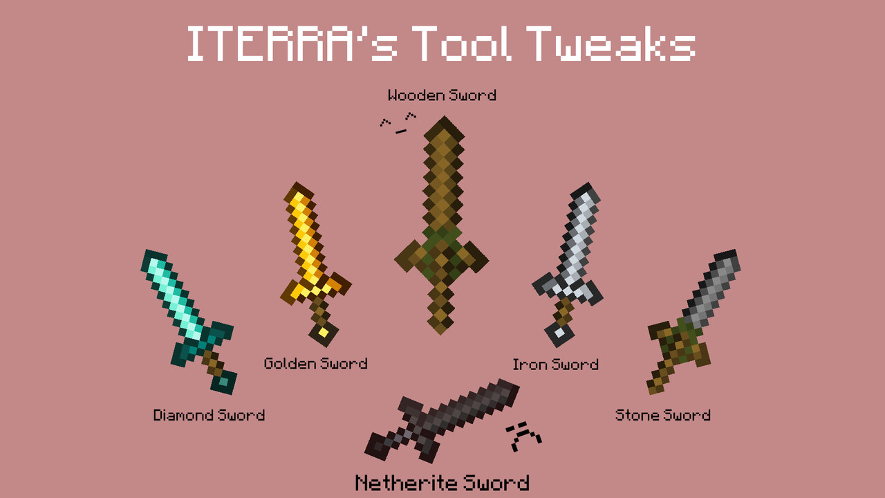 ITERRA's Tool Tweaks Minecraft Texture Pack