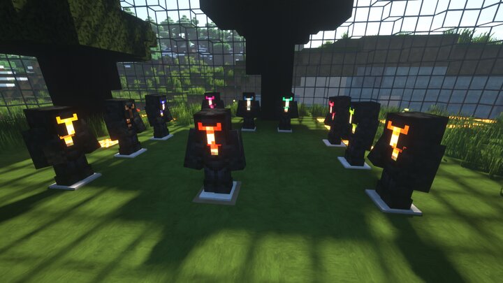 Society's Animated Netherite Glow Armor Minecraft Texture Pack