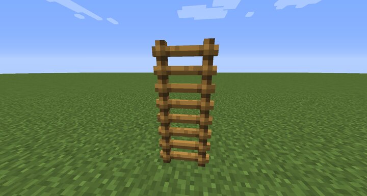 3D Ladders Minecraft Texture Pack