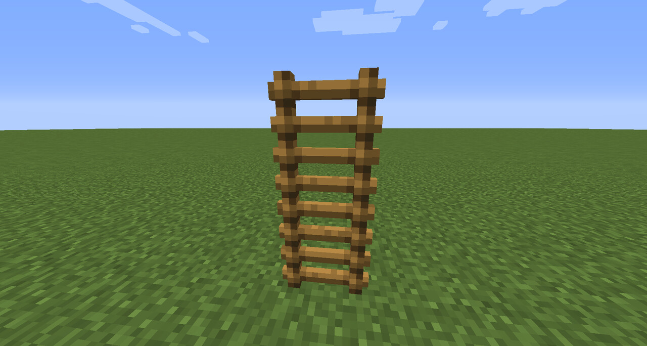 3D Ladders Minecraft Texture Pack
