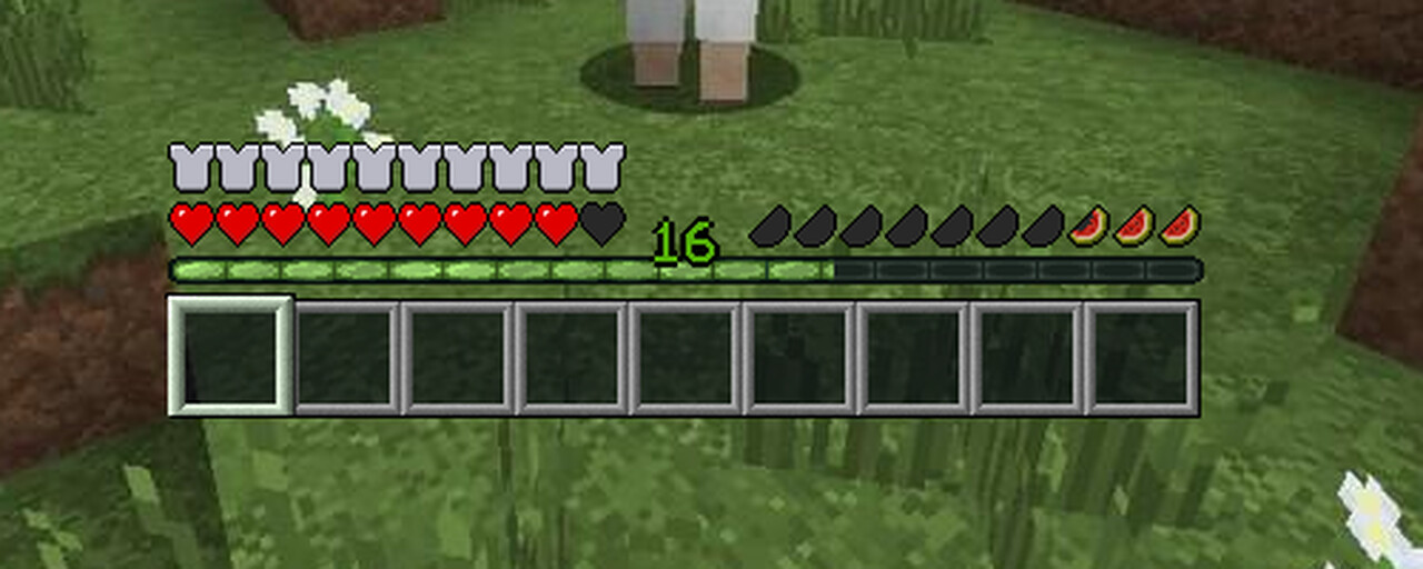Melon hunger bar (Official faithful 32x addon) 1.12-1.16 Minecraft Texture Pack