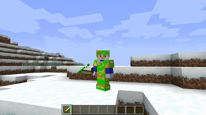 Slime Equipment Minecraft Texture Pack