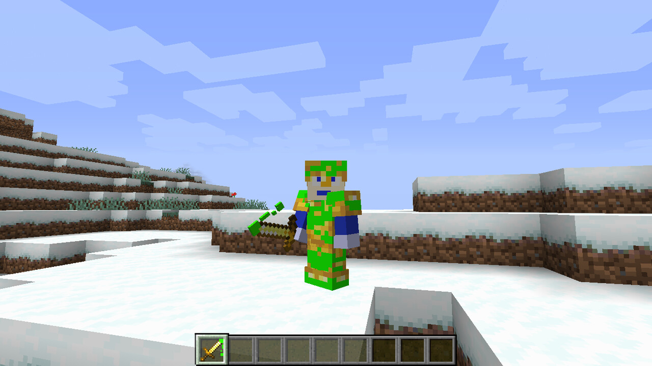 Slime Equipment Minecraft Texture Pack