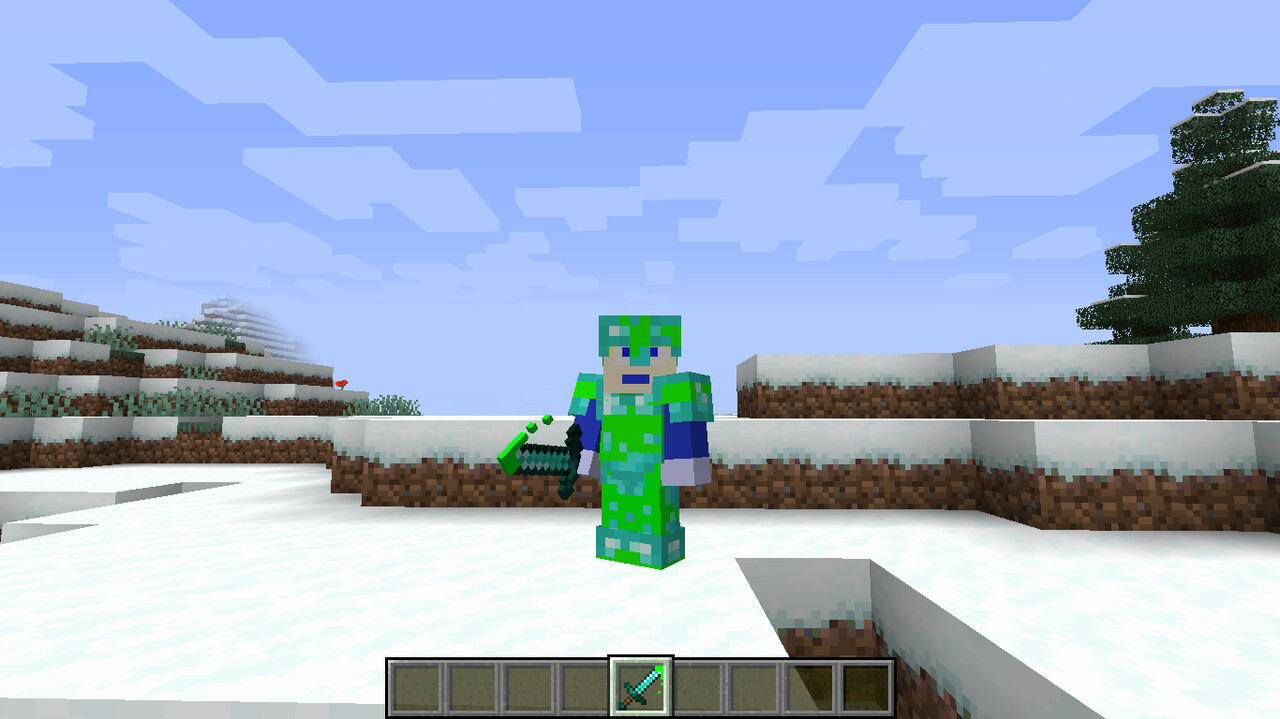 Slime Equipment Minecraft Texture Pack