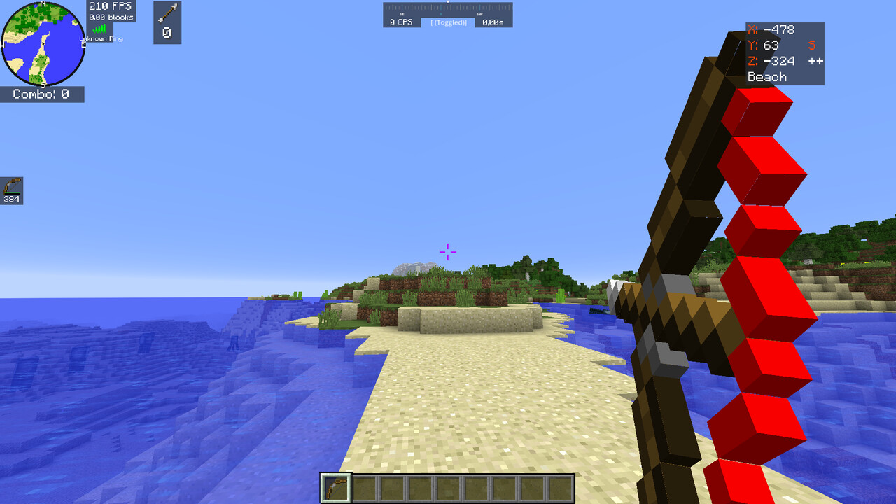 Bow Charge Resource Pack (multiple MC versions) Minecraft Texture Pack