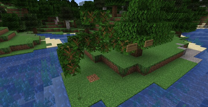 Wild leaves [Useful for gameplay, not just cosmetic] Minecraft Texture Pack