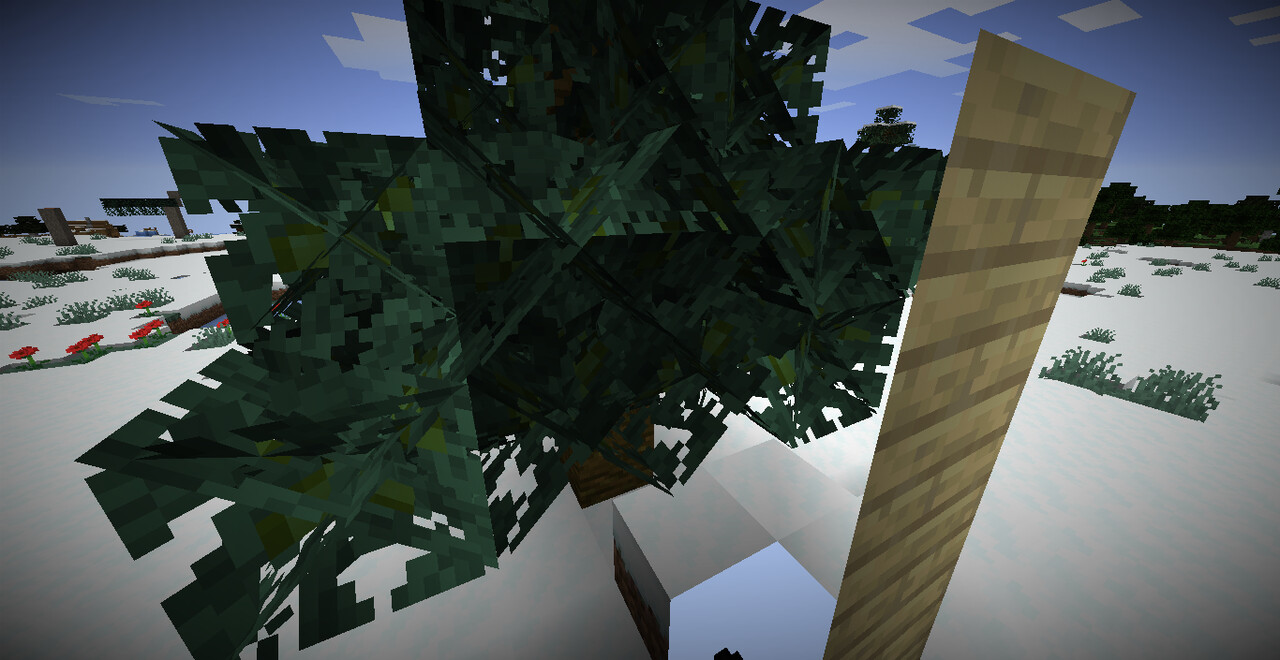 Wild leaves [Useful for gameplay, not just cosmetic] Minecraft Texture Pack
