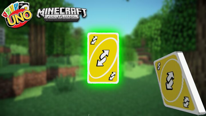 Uno Reverse Card For MCBE and MCPE!! Minecraft Texture Pack