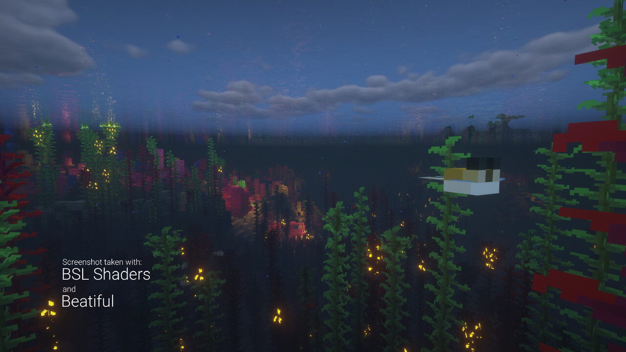 Beautiful - underwater biomes & more Minecraft Texture Pack