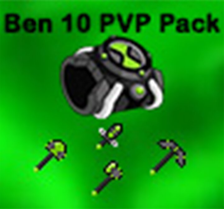 Omnitrix PVP texture pack. Minecraft Texture Pack