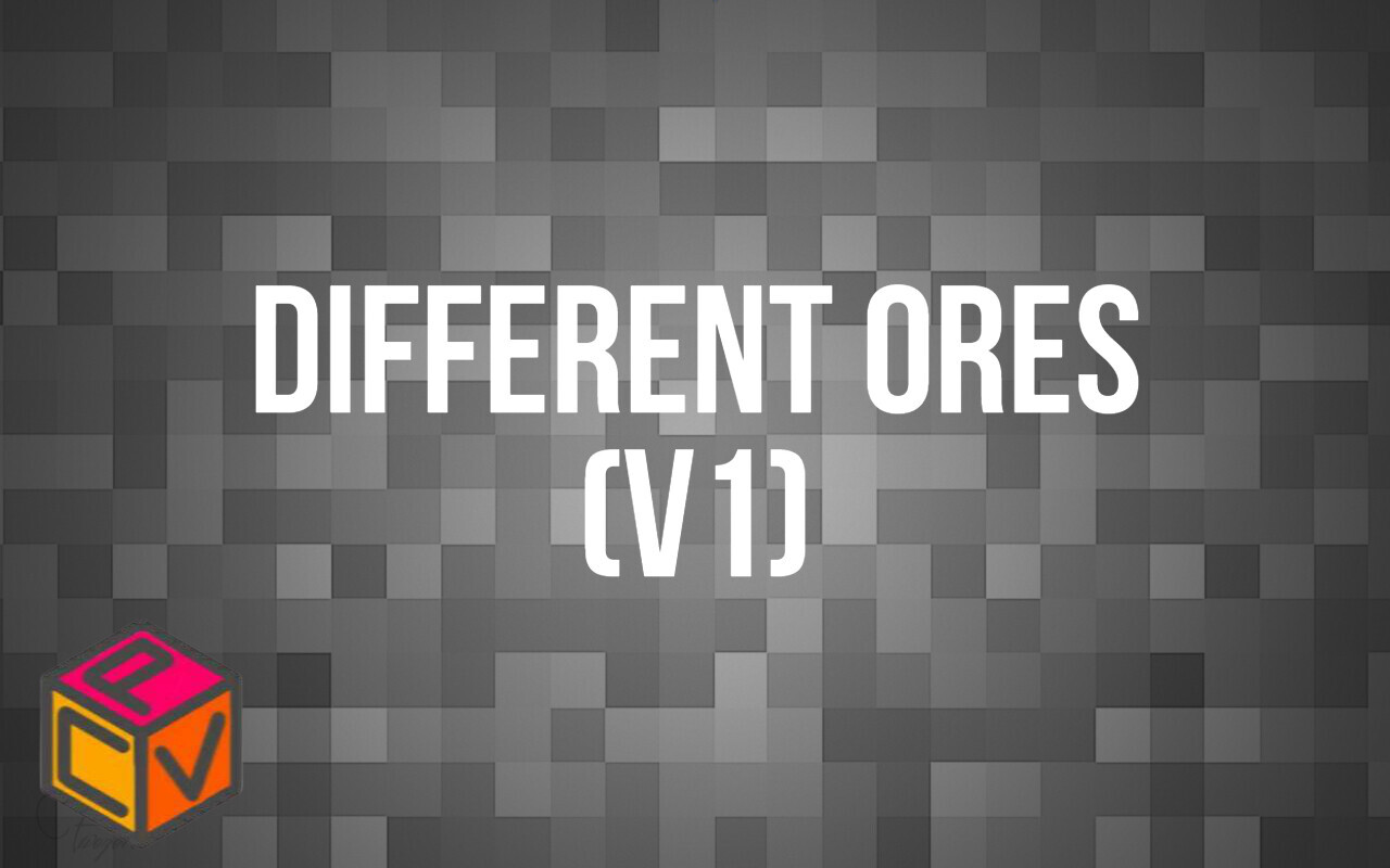 Different Ores Minecraft Texture Pack
