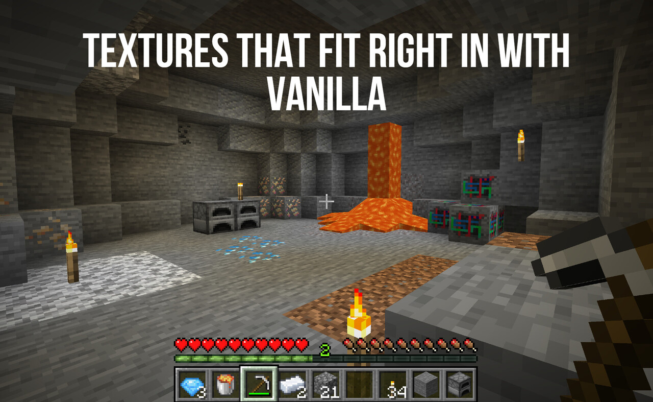 Different Ores Minecraft Texture Pack