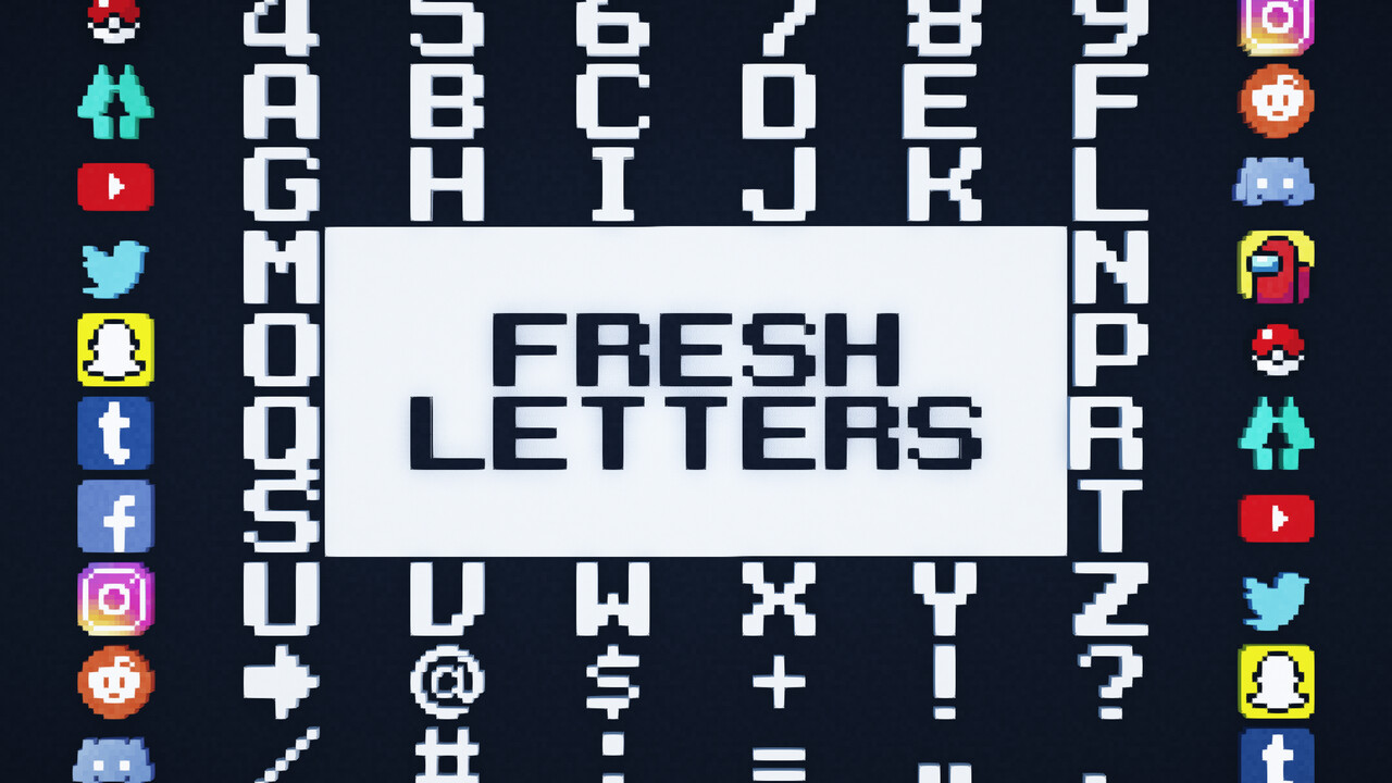Fresh Letters v.1 (CIT) Minecraft Texture Pack