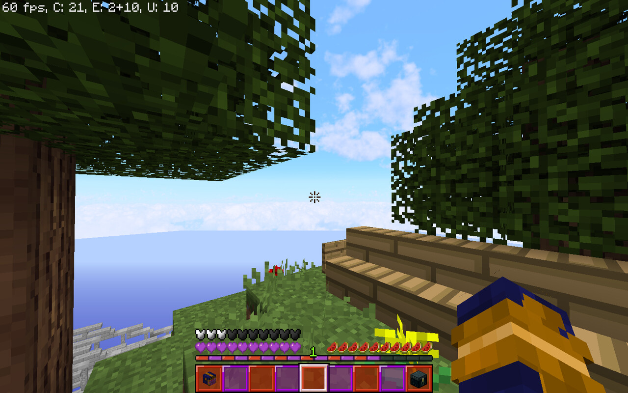 Simple Red and Purple GUI Minecraft Texture Pack