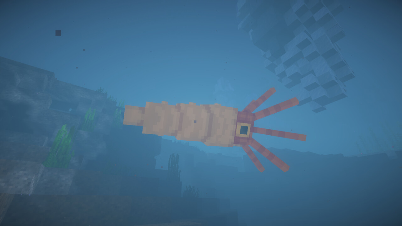 [Dino] Orthocerida - Squids from the Deep! Minecraft Texture Pack