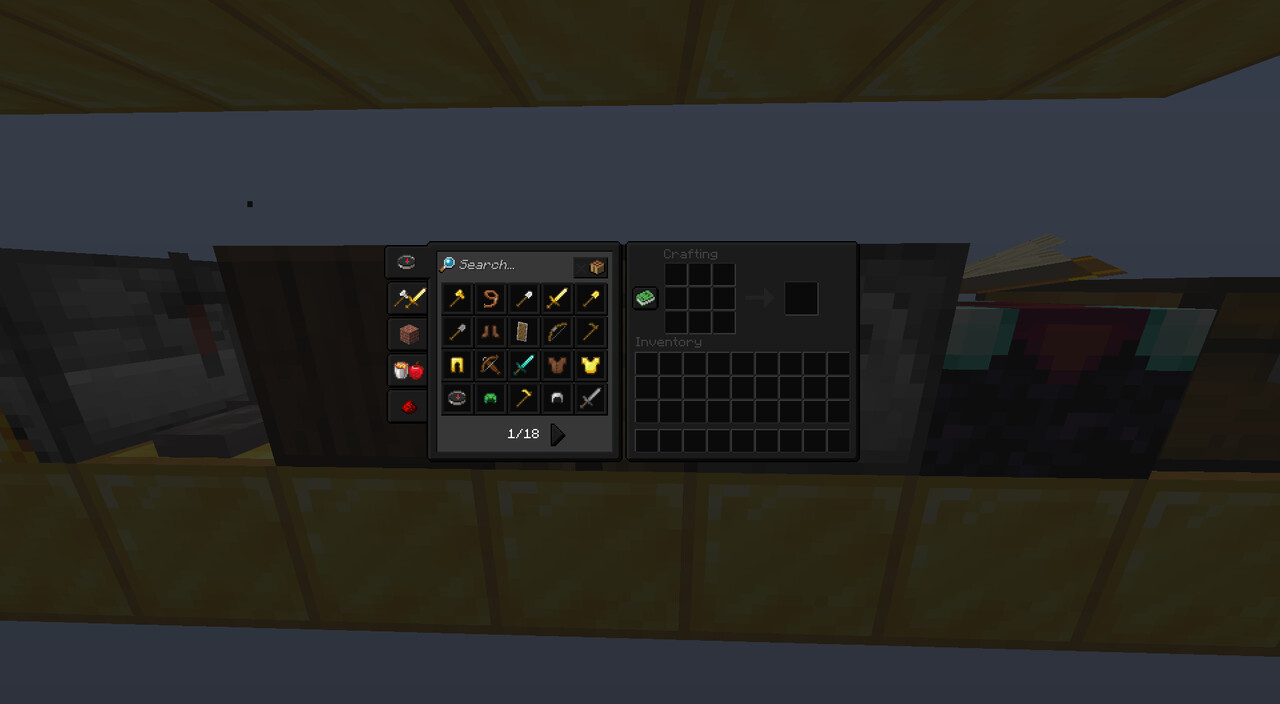 DarkMode Chocolate GUI Minecraft Texture Pack